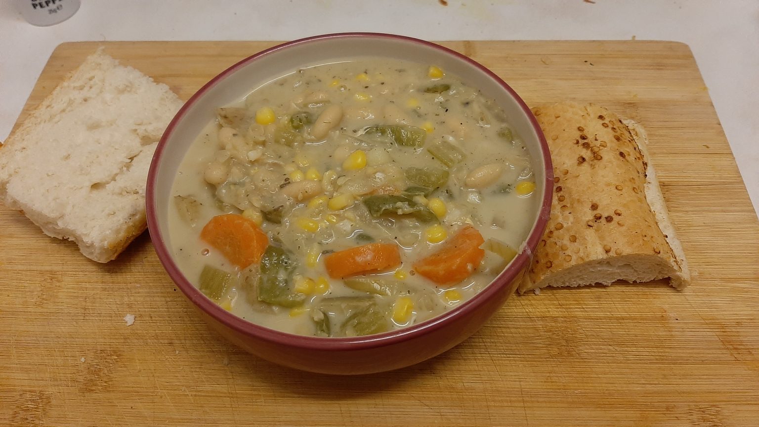 Sweetcorn Fish Chowder - The Food Mod